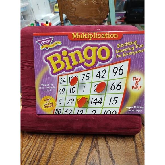 Trend Enterprises Inc | Toys | Trend Multiplication Bingo Game Learning ...